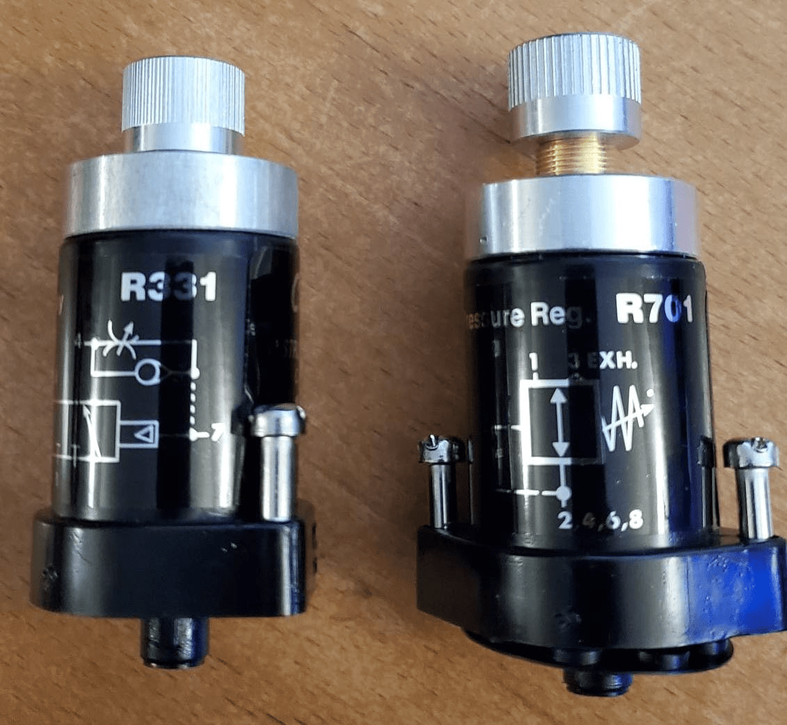 Which Clippard Valve shoudl I put where? (left is R331, right is R701). - StrawPoll