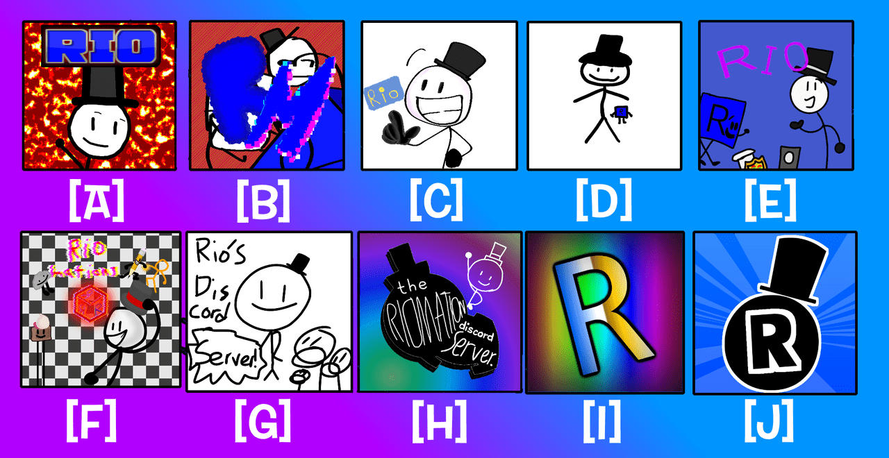 VOTE FOR ONE OF THEM TO WIN! (Riomations Discord Server PFP Competition ...