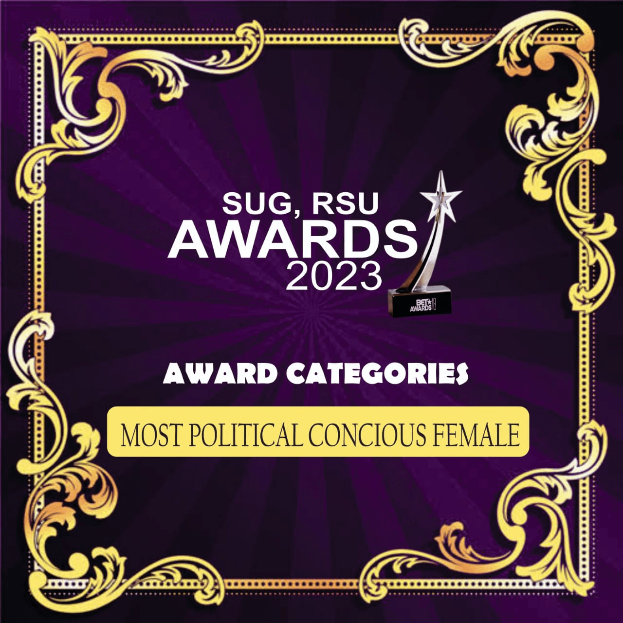 MOST POLITICAL CONSCIOUS FEMALE - StrawPoll