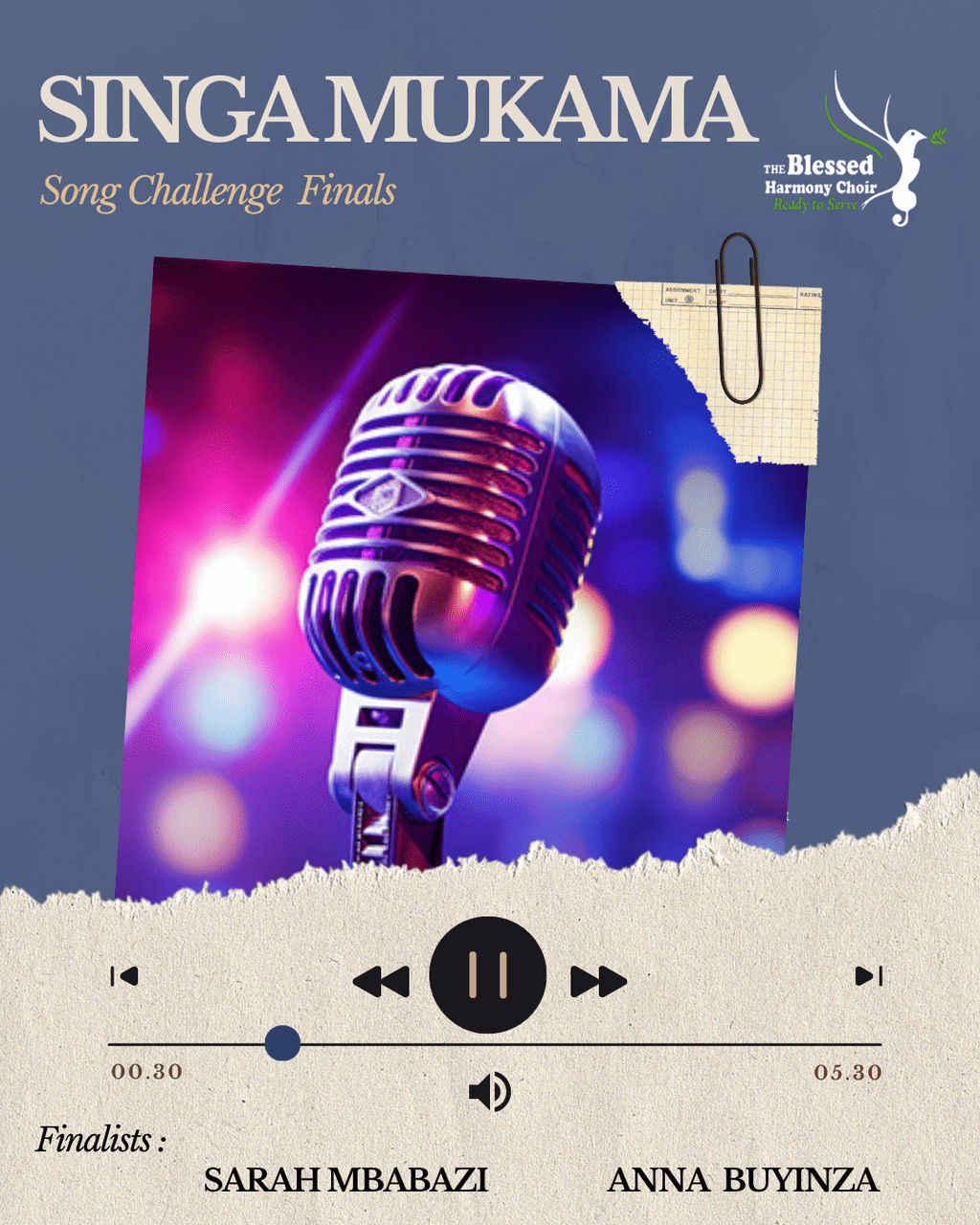 SINGA MUKAMA SONG CHALLENGE - FINALS - StrawPoll