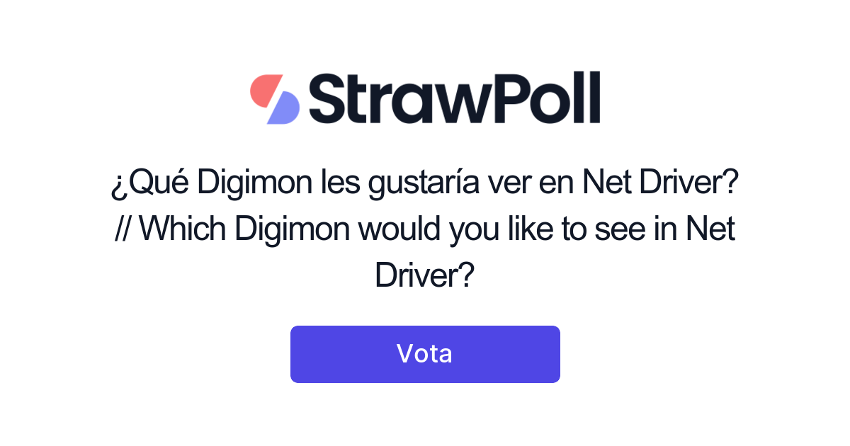 ¿Qué Digimon les gustaría ver en Net Driver? // Which Digimon would you ...