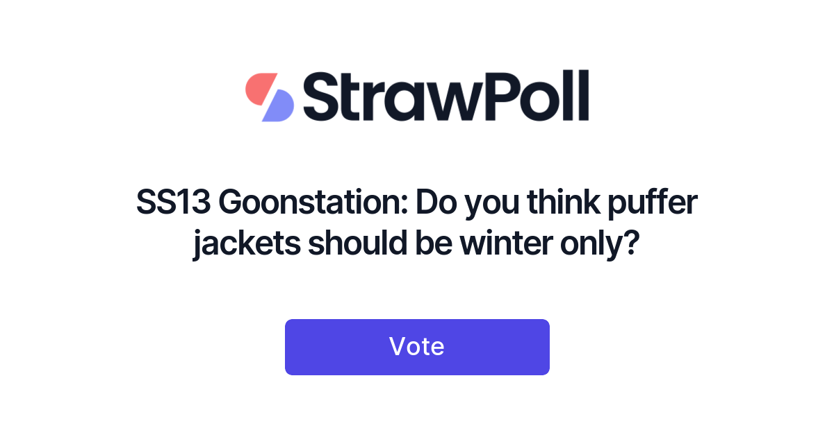 SS13 Goonstation: Do you think puffer jackets should be winter only ...