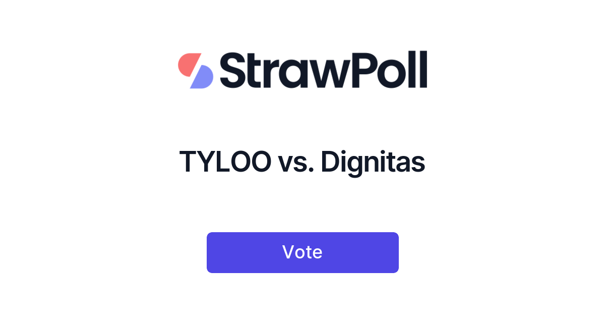 TYLOO vs. Dignitas - StrawPoll