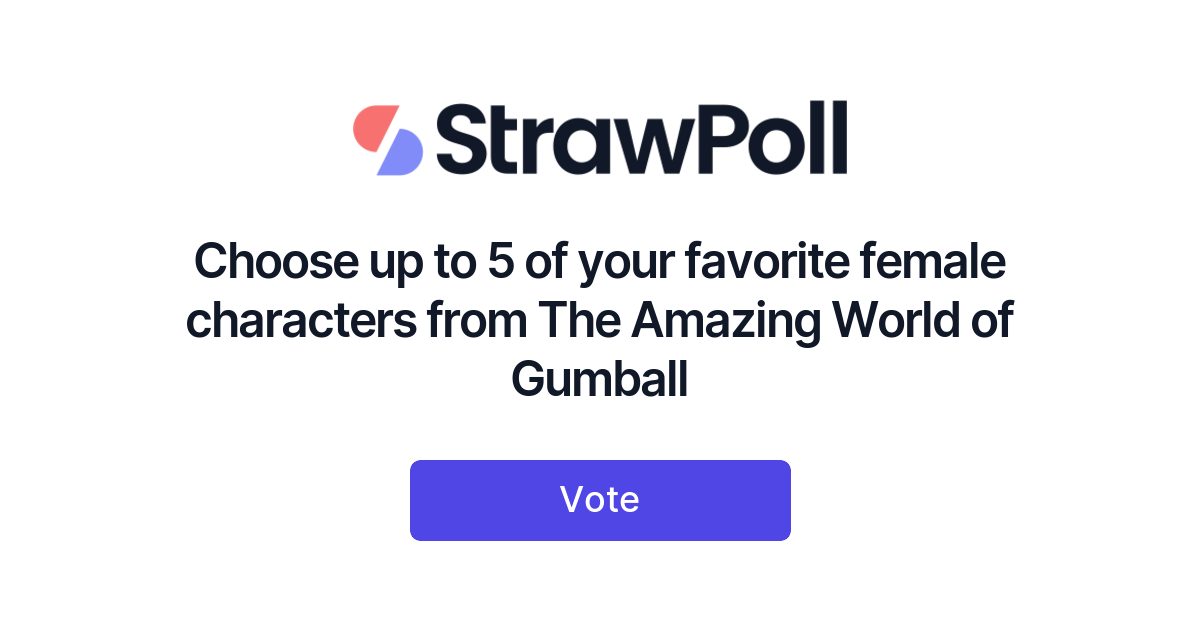 Choose up to 5 of your favorite female characters from The Amazing ...