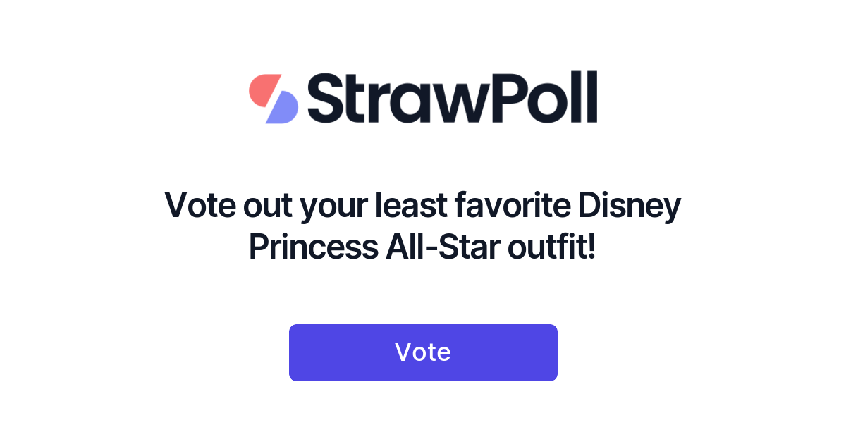 Vote out your least favorite Disney Princess All-Star outfit! - Online ...