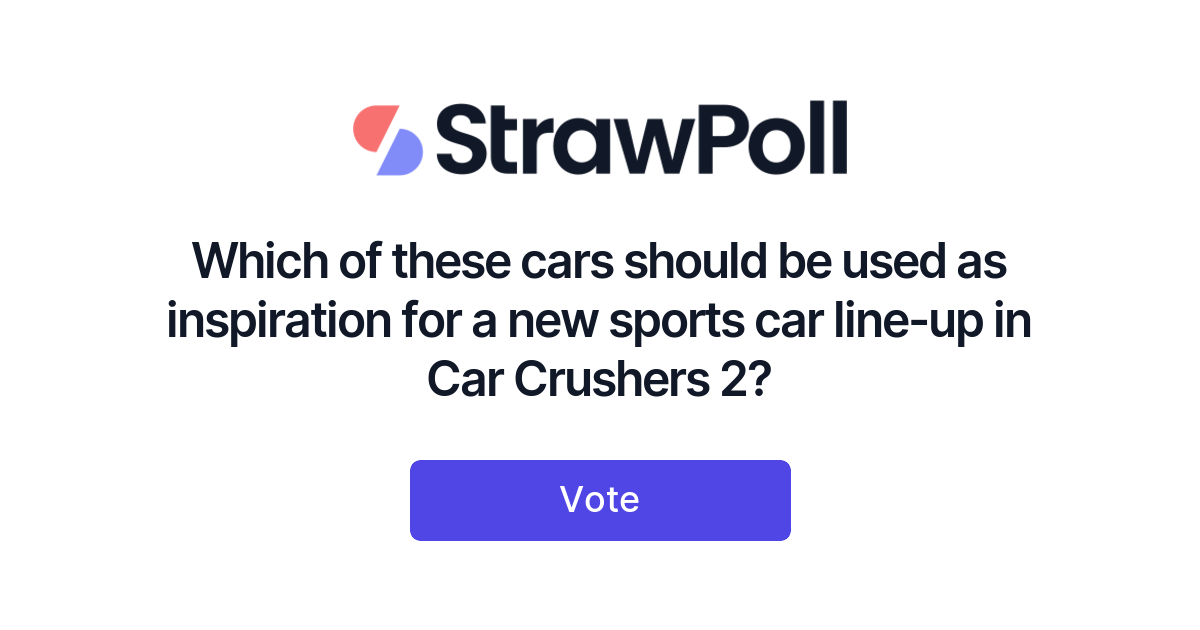 Which of these cars should be used as inspiration for a new sports car ...