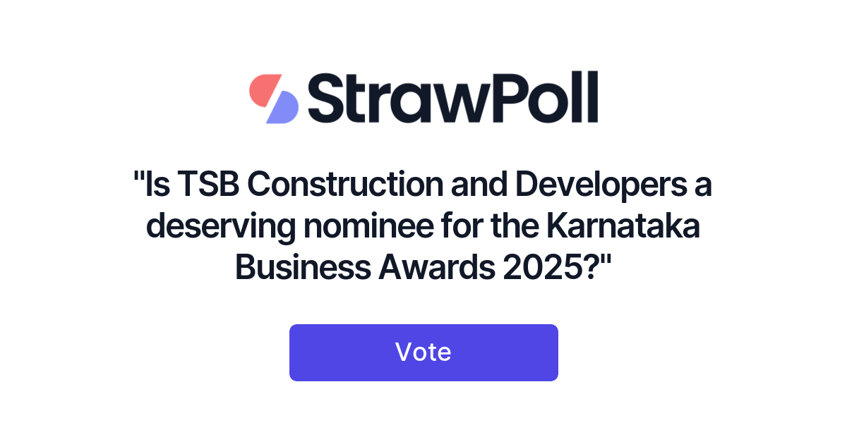 "Is TSB Construction and Developers a deserving nominee for the ...