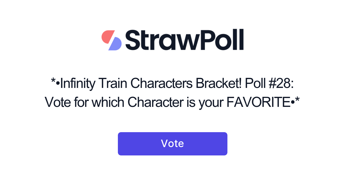 Infinity Train Characters Bracket! Poll #28: Vote for which Character ...