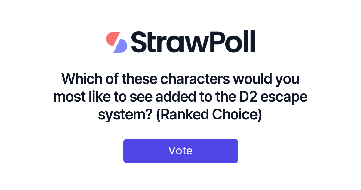Which of these characters would you most like to see added to the D2 ...