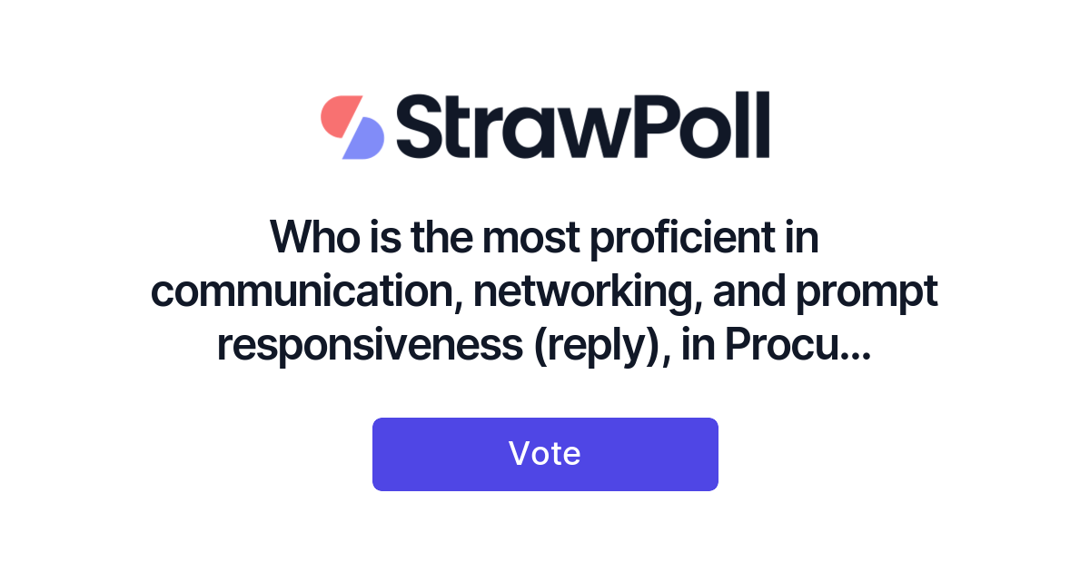 Who is the most proficient in communication, networking, and prompt ...
